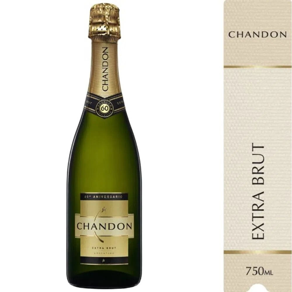 Champagne Chandon Extra Brut botella 750ml - dislicores